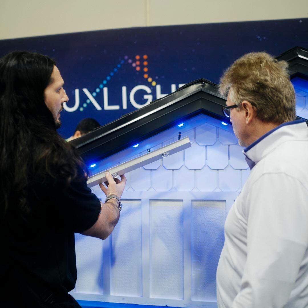 How are permanent christmas lights installed?